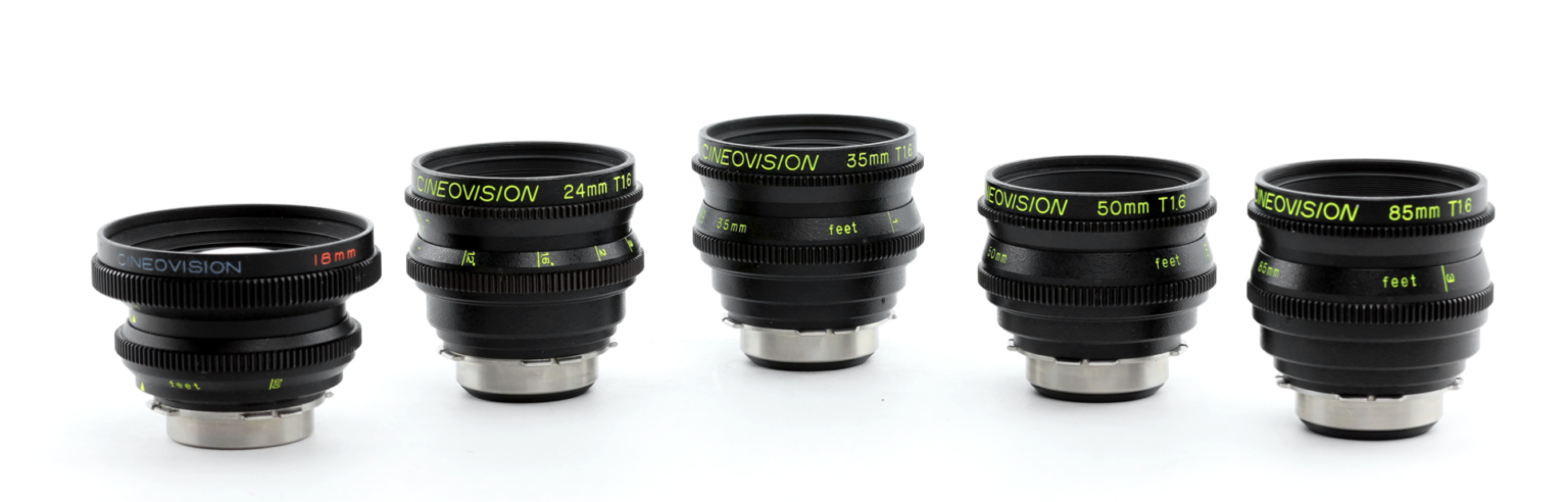 Cineovision Super Speed Spherical Prime Lens Set - Broadcast Solutions ...